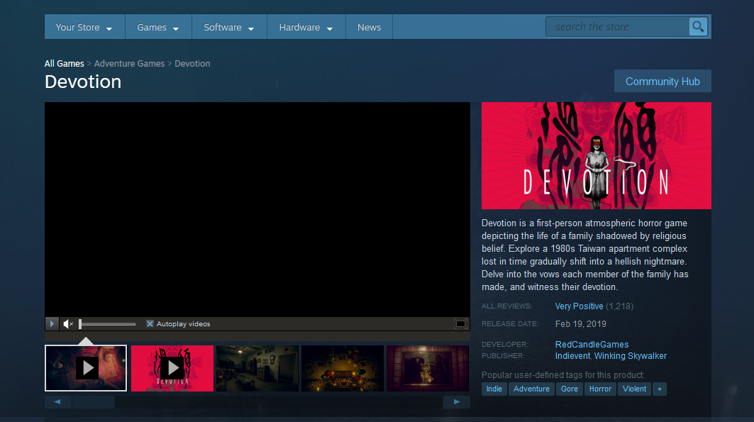Devotion Pulled From Steam and YouTube After Chinese Backlash Over ...