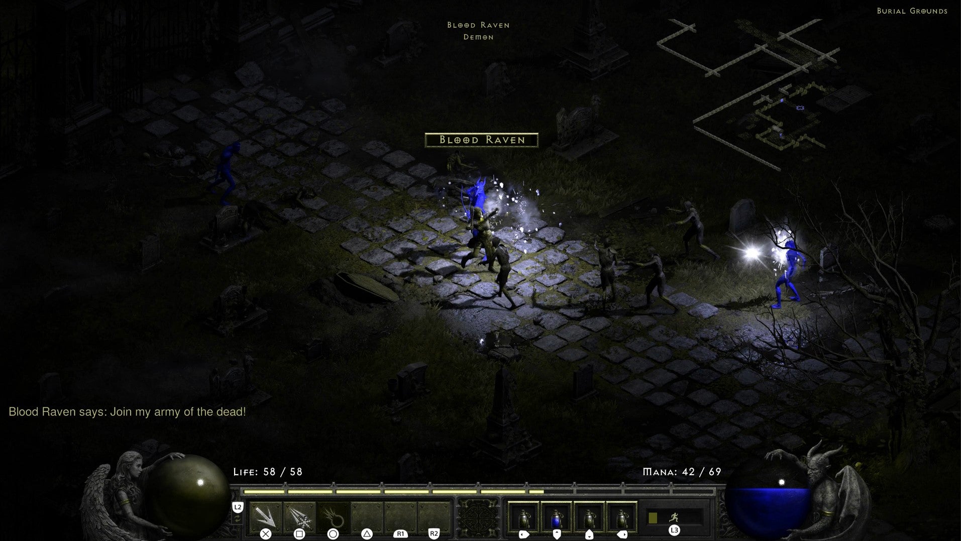Where to find the Burial Grounds and Blood Raven in Diablo 2 ...