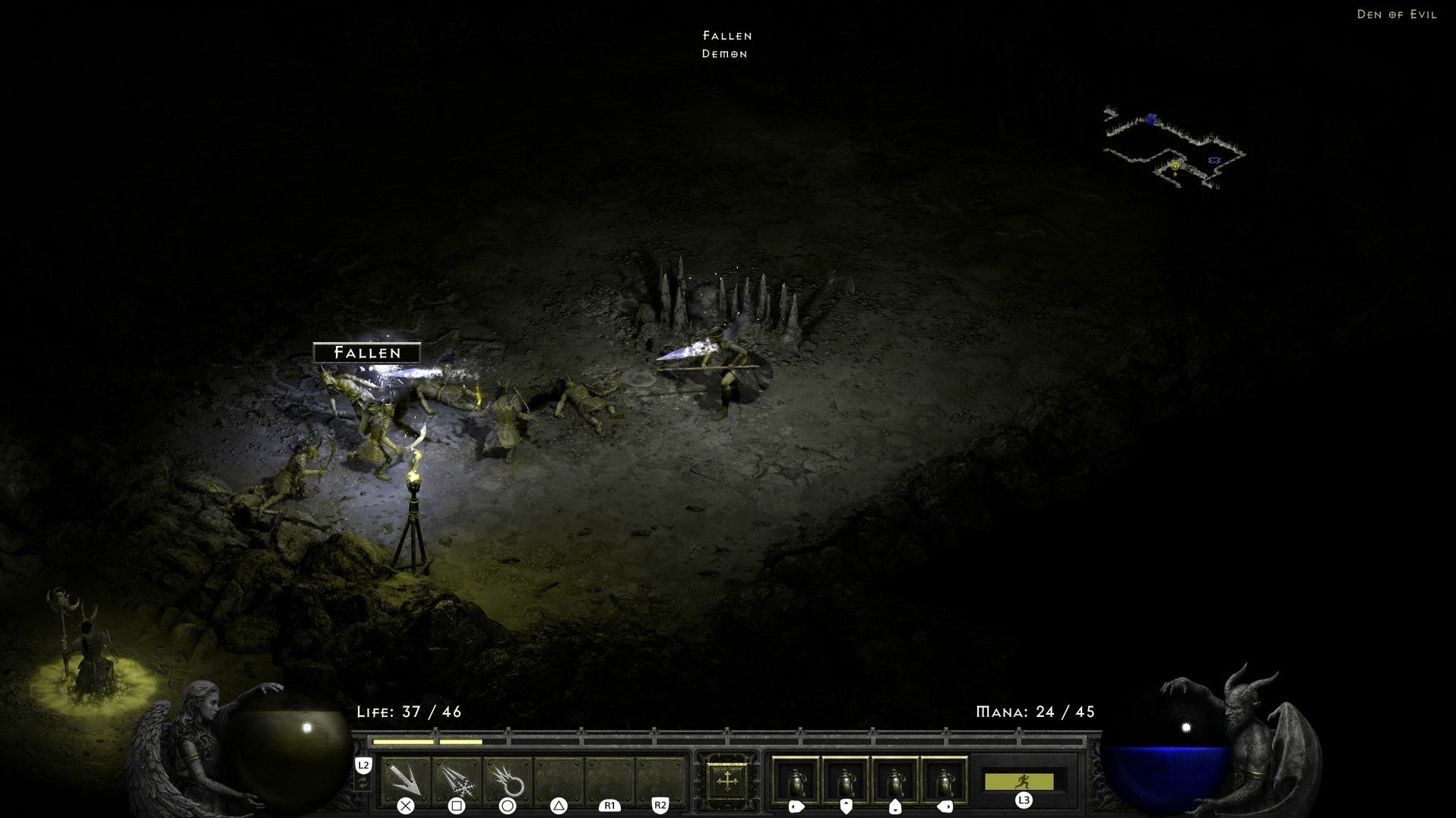 Diablo 2 Resurrected | Where to find the Den of Evil in Blood Moor | VG247