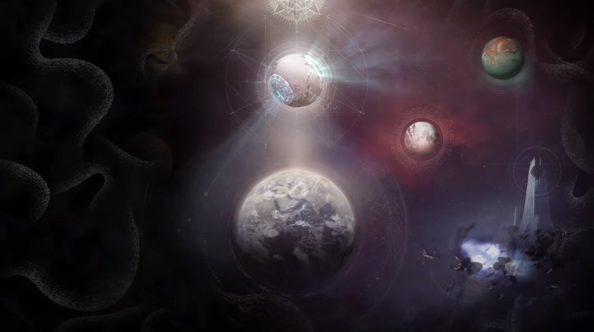 Bungie Destiny Planets Map