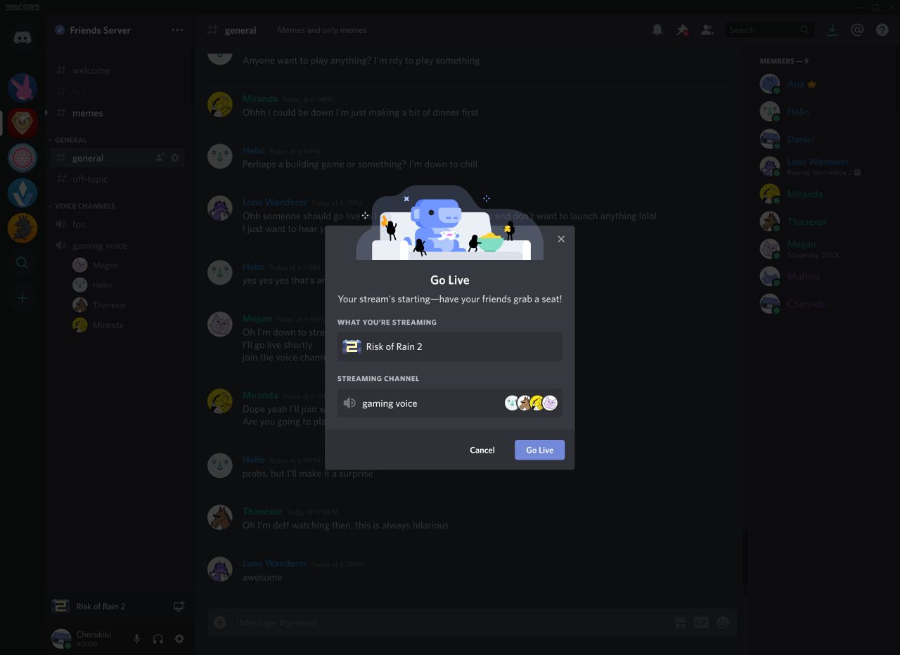 Discord's Go Live allows you to stream gameplay to up to 10 friends | VG247