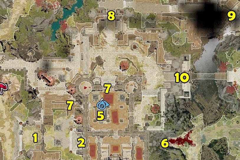 Divinity: Original Sin 2 - Fort Joy: mapa fortu | Eurogamer.pl Divinity: Original Sin 2 - Fort Joy: mapa fortu | Eurogamer.pl