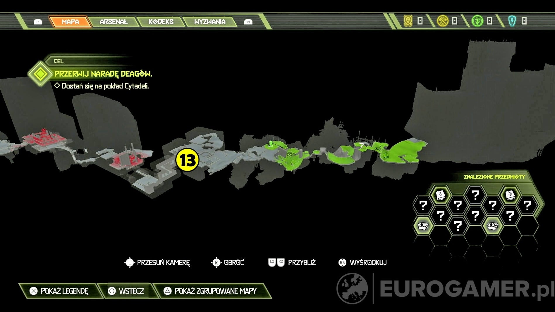 Doom Eternal - znacznik celu, kompas, mapa, automapa | Eurogamer.pl