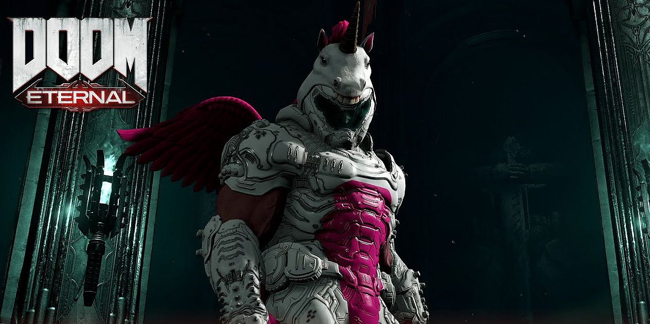 You can dress Doom Slayer as a unicorn in Doom Eternal | VG247