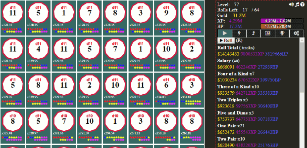 I rolled my afternoon away in Dunno Dice Incremental | Rock Paper Shotgun