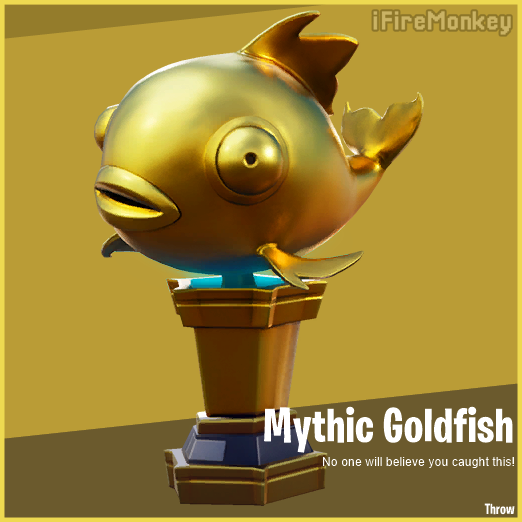 Fortnite's ultra-rare Mythic Goldfish finally captured on film ...