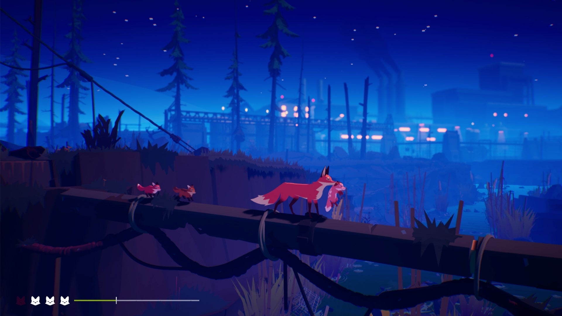 Endling is a game about a mama fox protecting her cubs in a human ...