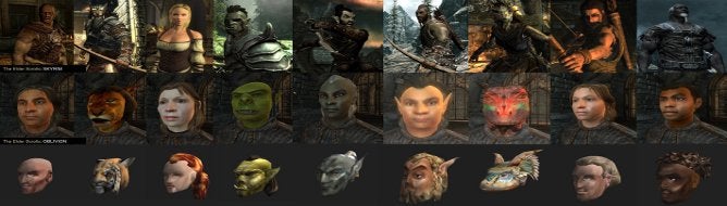 Image shows how far Elder Scrolls characters have come | VG247
