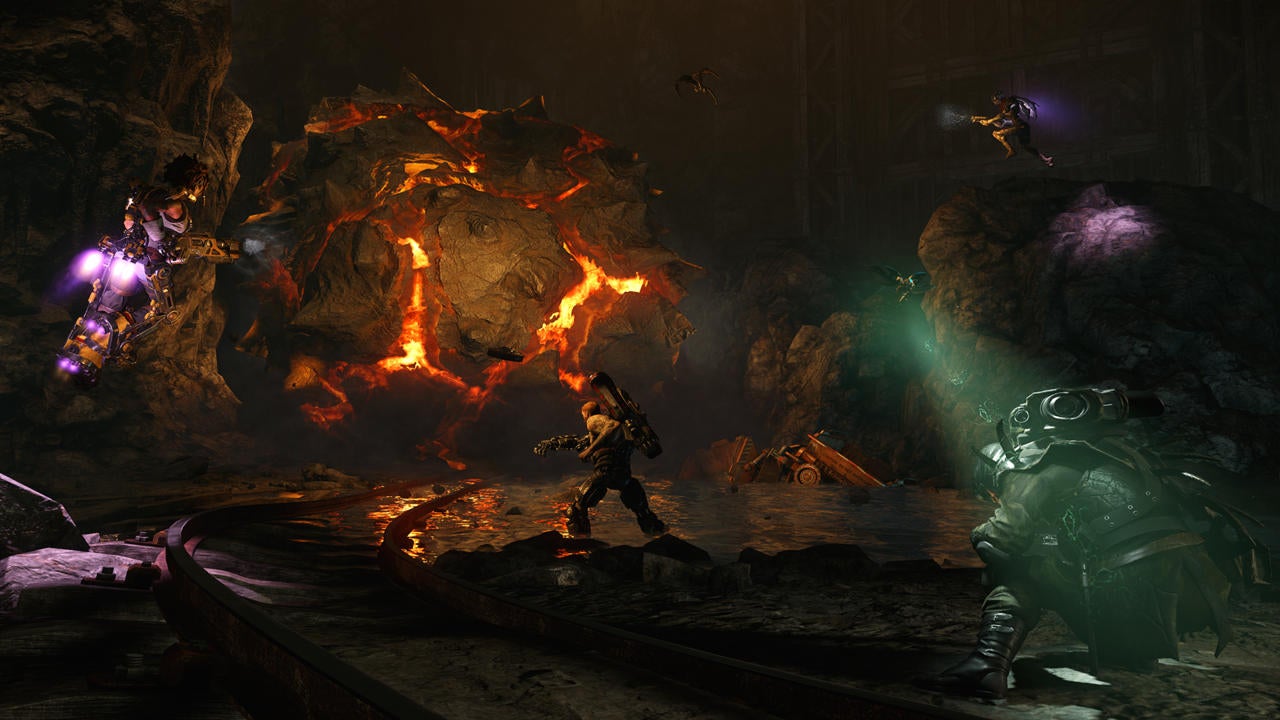 Take an in-depth look at Evolve's Behemoth monster and four new hunters ...
