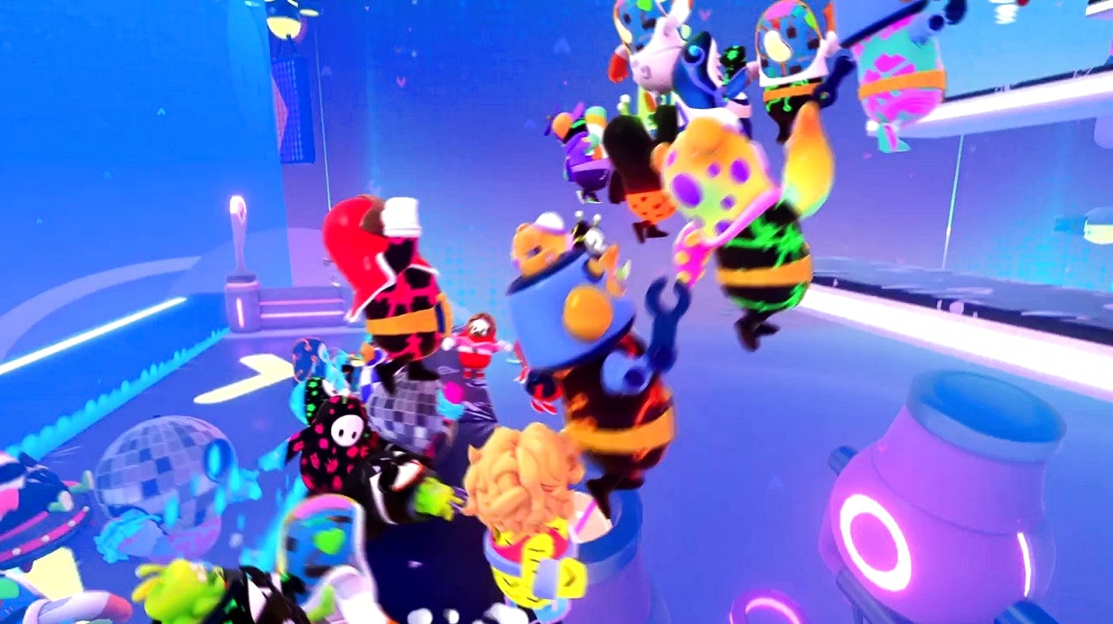 Fall Guys: Teaser zu Season 4 zeigt ein neues Level aus der Zukunft ...