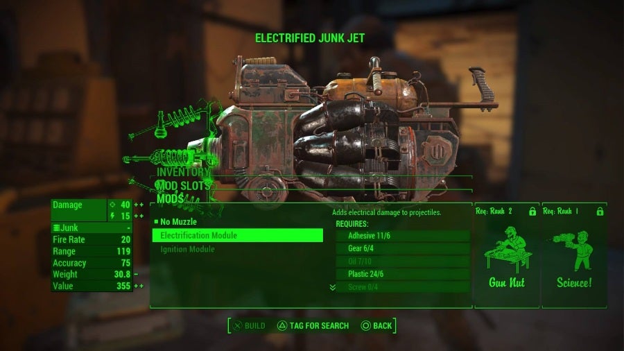 Fallout 4 - never worry about weight of what you fire from the Junk Jet ...