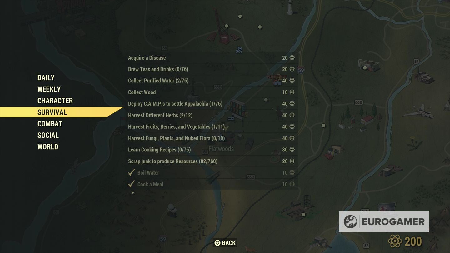 Fallout 76 Atoms: How to get easy Atoms from completing Challenges ...