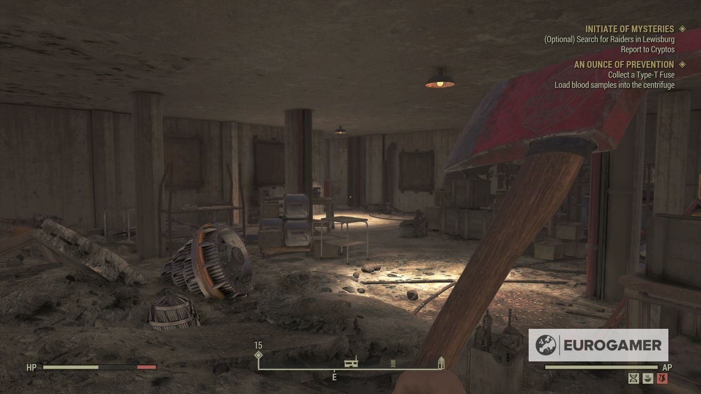 Fallout 76 Type-T Fuse location and where to find Gregs Mine Supply ...