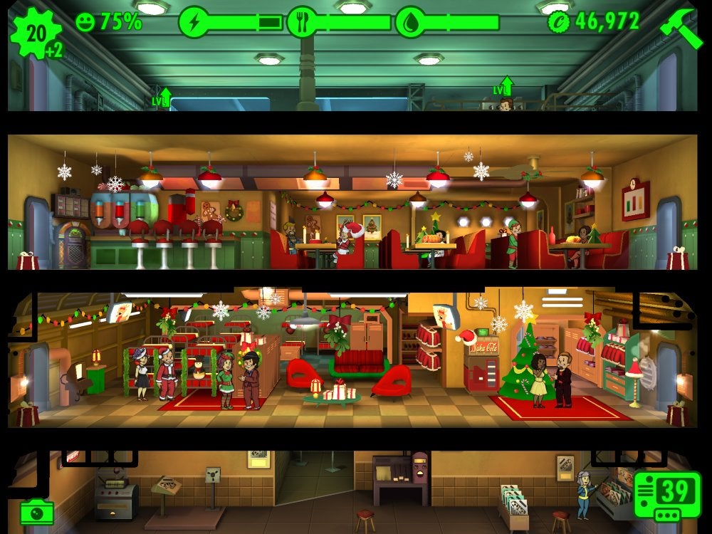 Fallout Shelter update brings Christmas decorations, outfits to your ...