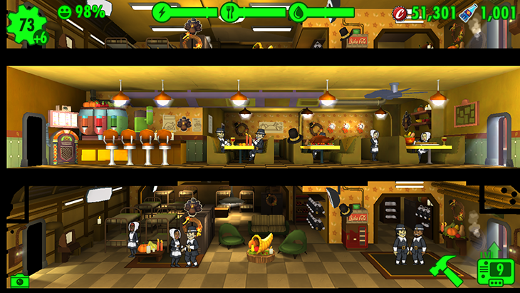 Fallout Shelter update adds new location, Thanksgiving celebrations ...