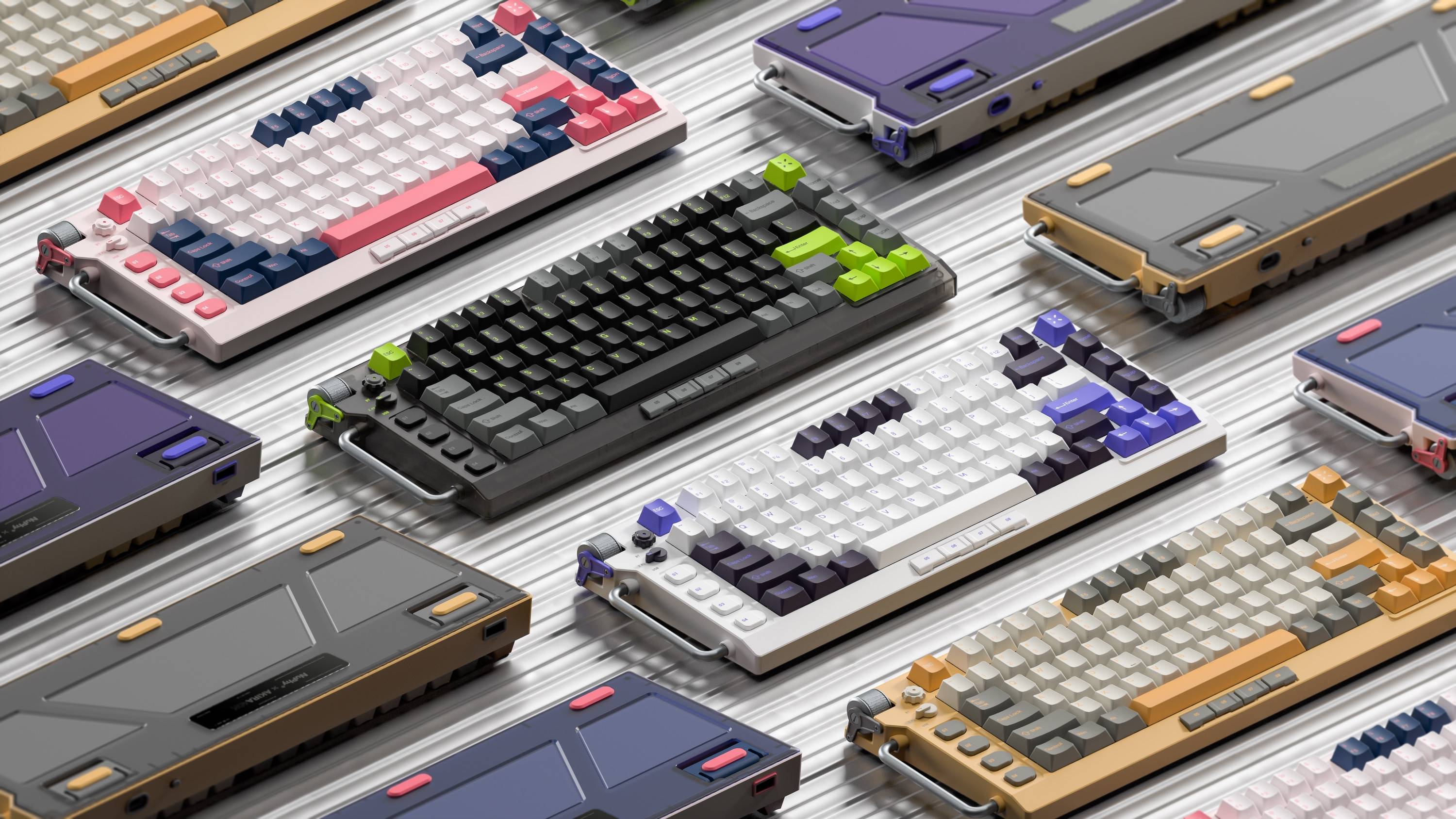 Tiny screens, wild colours and magic knobs: 2023 keyboard trends ...