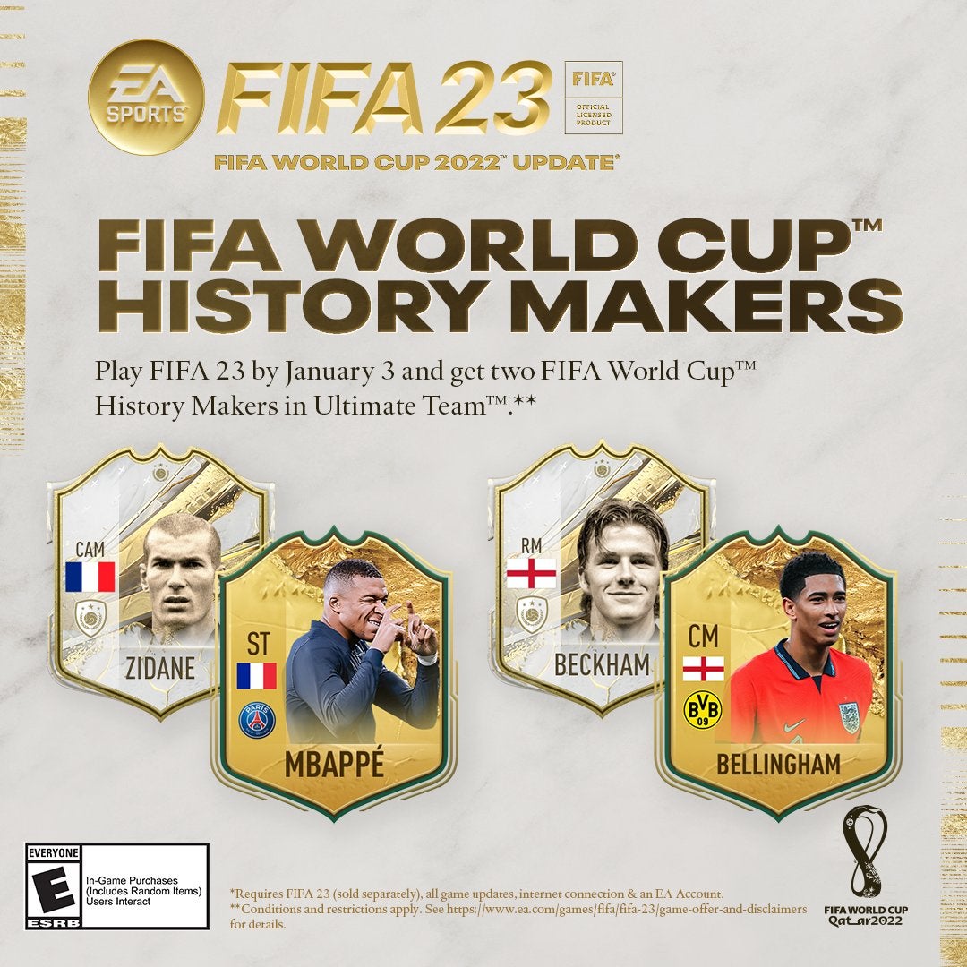 FIFA 23: World Cup History Makers – So bekommt ihr die kostenlosen WM ...