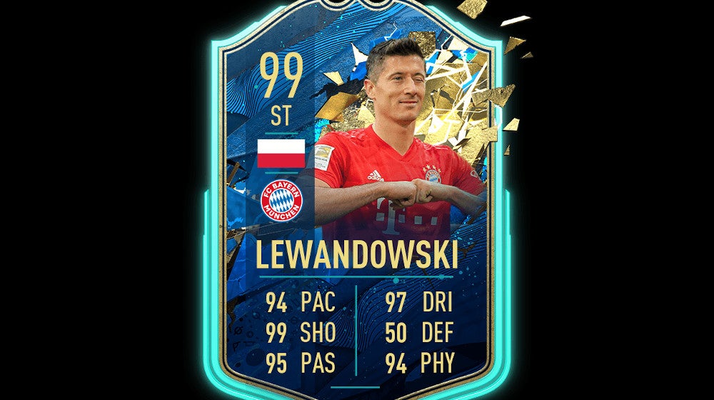 Robert Lewandowski z maksymalną oceną w FIFA 20 - specjalna karta dla ...