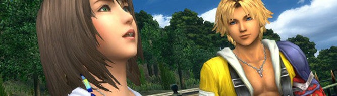 Final Fantasy 10 & 10-2 HD Remaster screens show characters ...