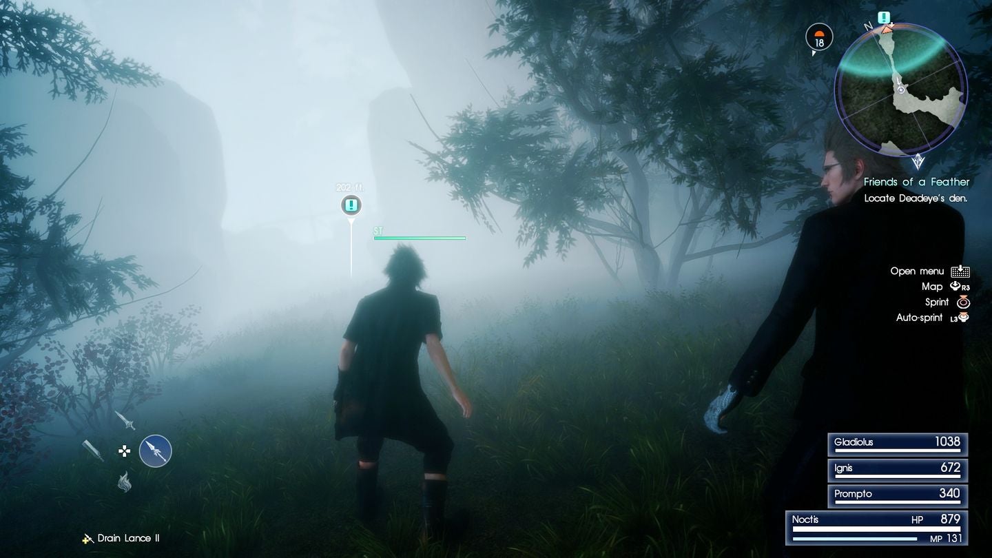 Final Fantasy 15 - Friends of a Feather, Deadeye battle and A Behemoth ...