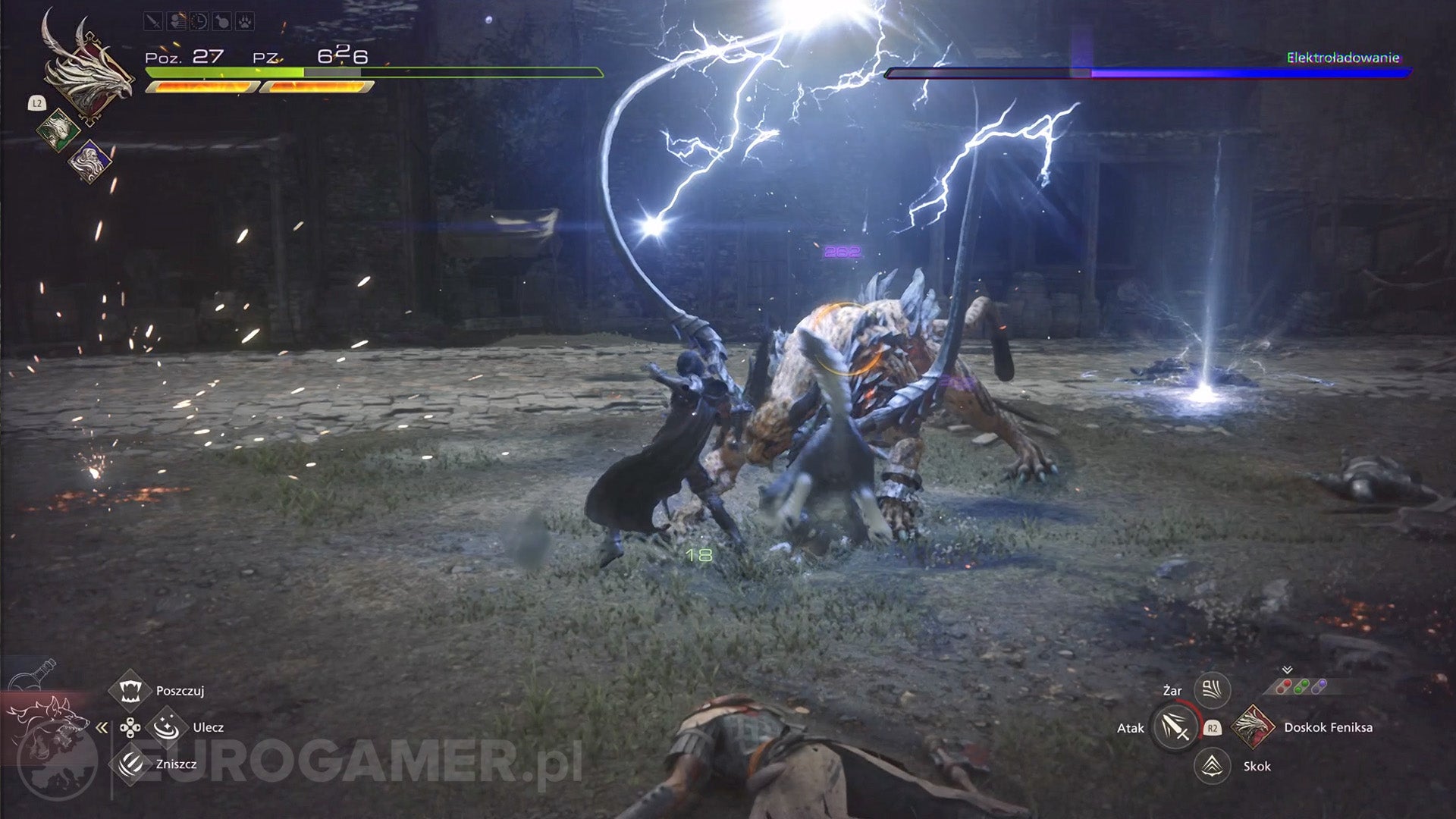 Final Fantasy 16 - Coeurl, walka z bossem | Eurogamer.pl