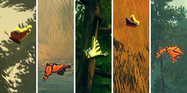 A-flutter: The Butterflies Of Firewatch | Rock Paper Shotgun