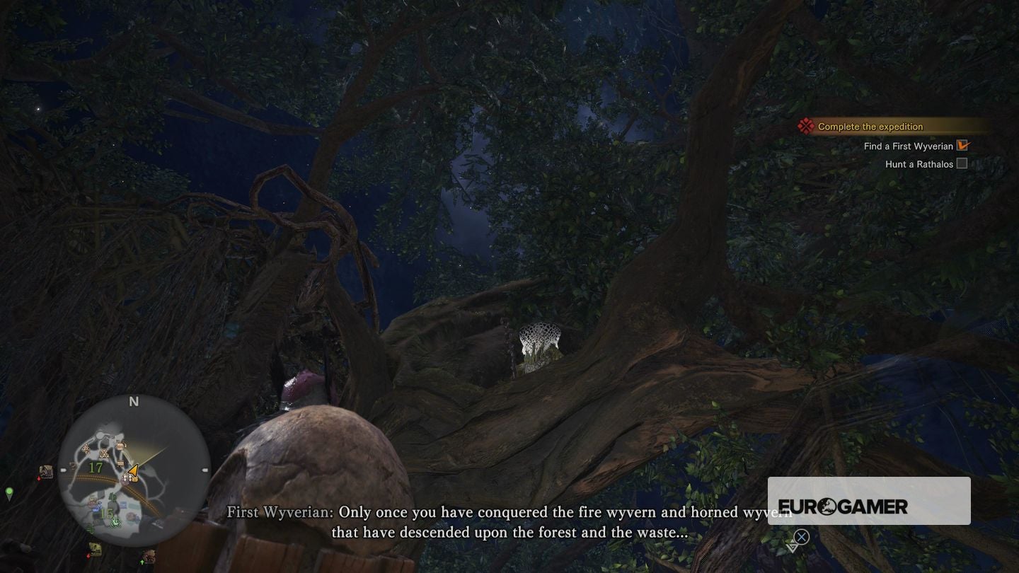 Monster Hunter World - First Wyverian location in the Ancient Forest ...