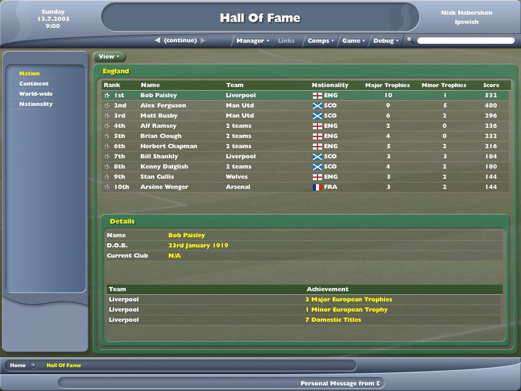 Football Manager 2005 | Eurogamer.net