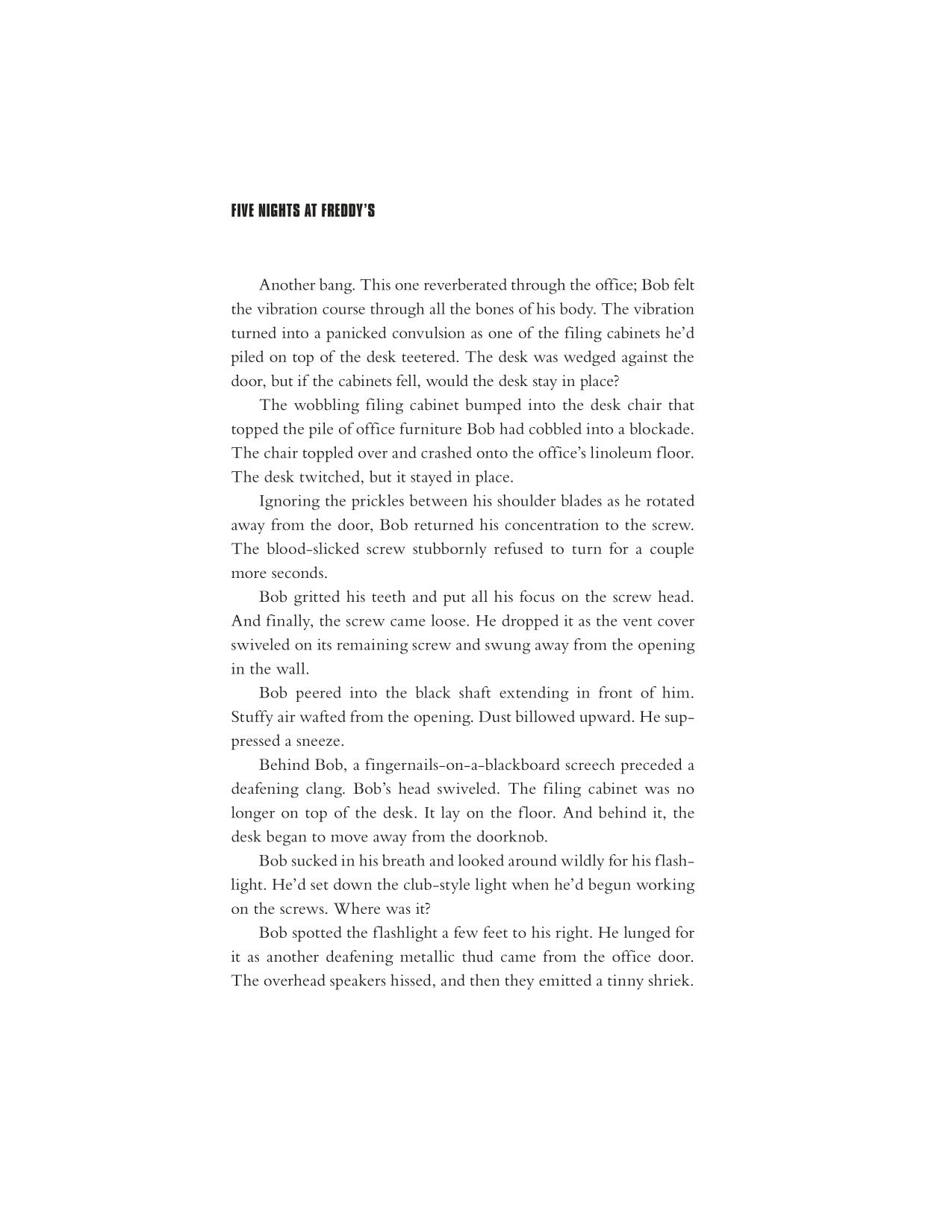 Five Nights at Freddy's: Take an exclusive look at the first chapter of ...