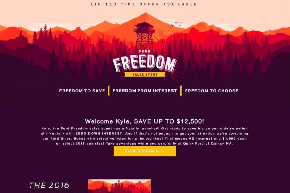 Ford uses copyrighted Firewatch art in ad campaign | Eurogamer.net