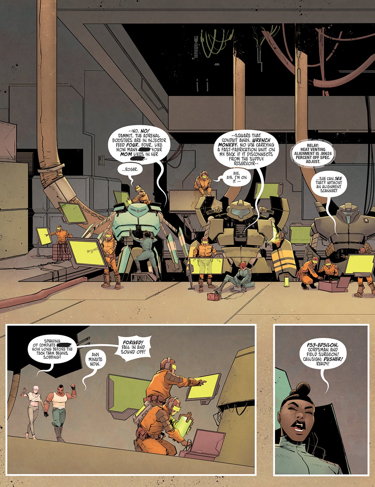 Greg Rucka returns to Image Comics with space opera Forged | Popverse