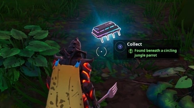 Where to find Fortbyte 11: Found beneath a circling jungle parrot in ...