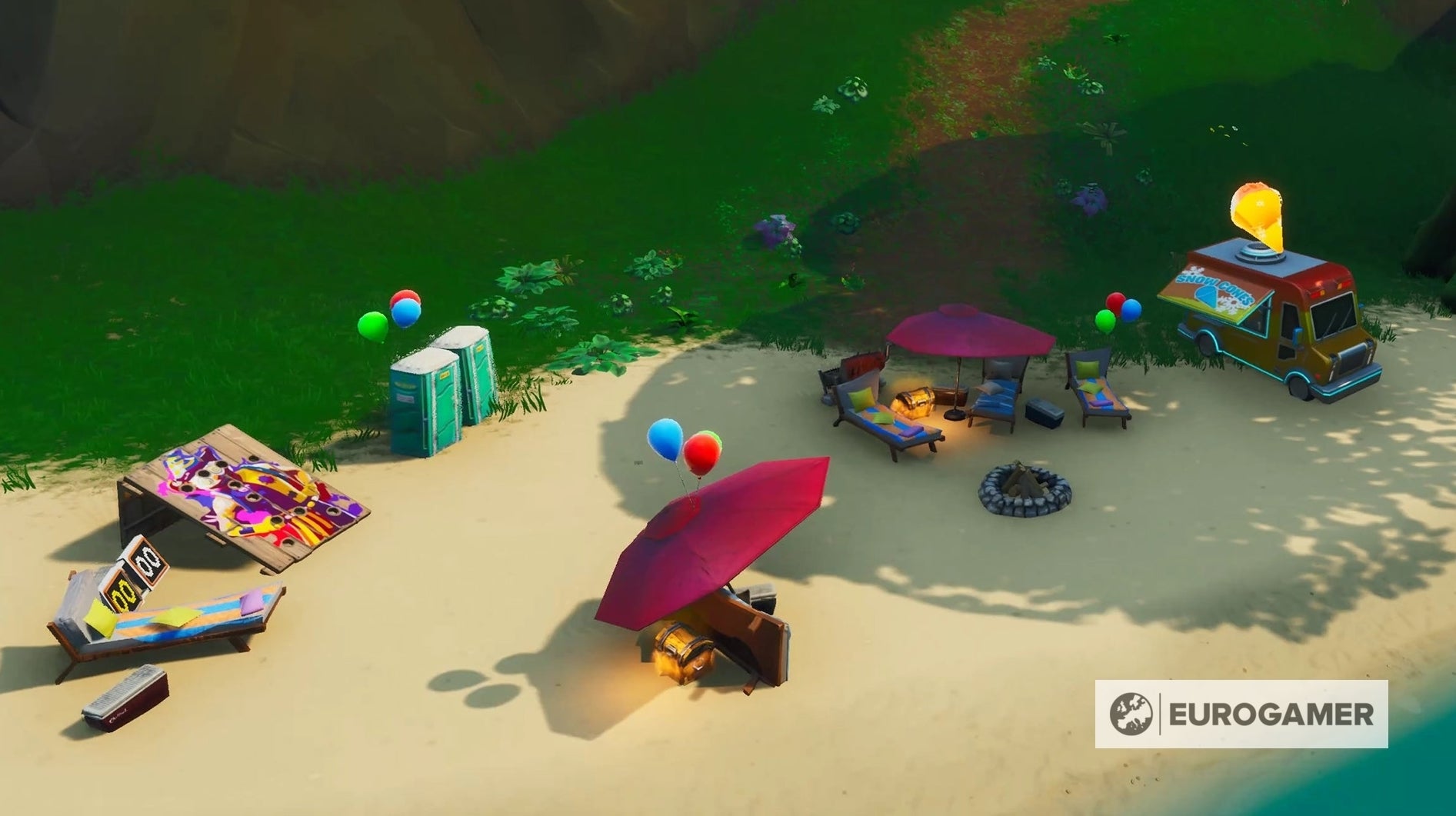 Fortnite: Alle Beach-Partys und wo ihr sie findet | Eurogamer.de