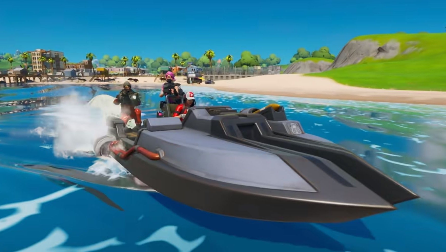 Fortnite - Ride a Motorboat under different coloured bridges explained ...