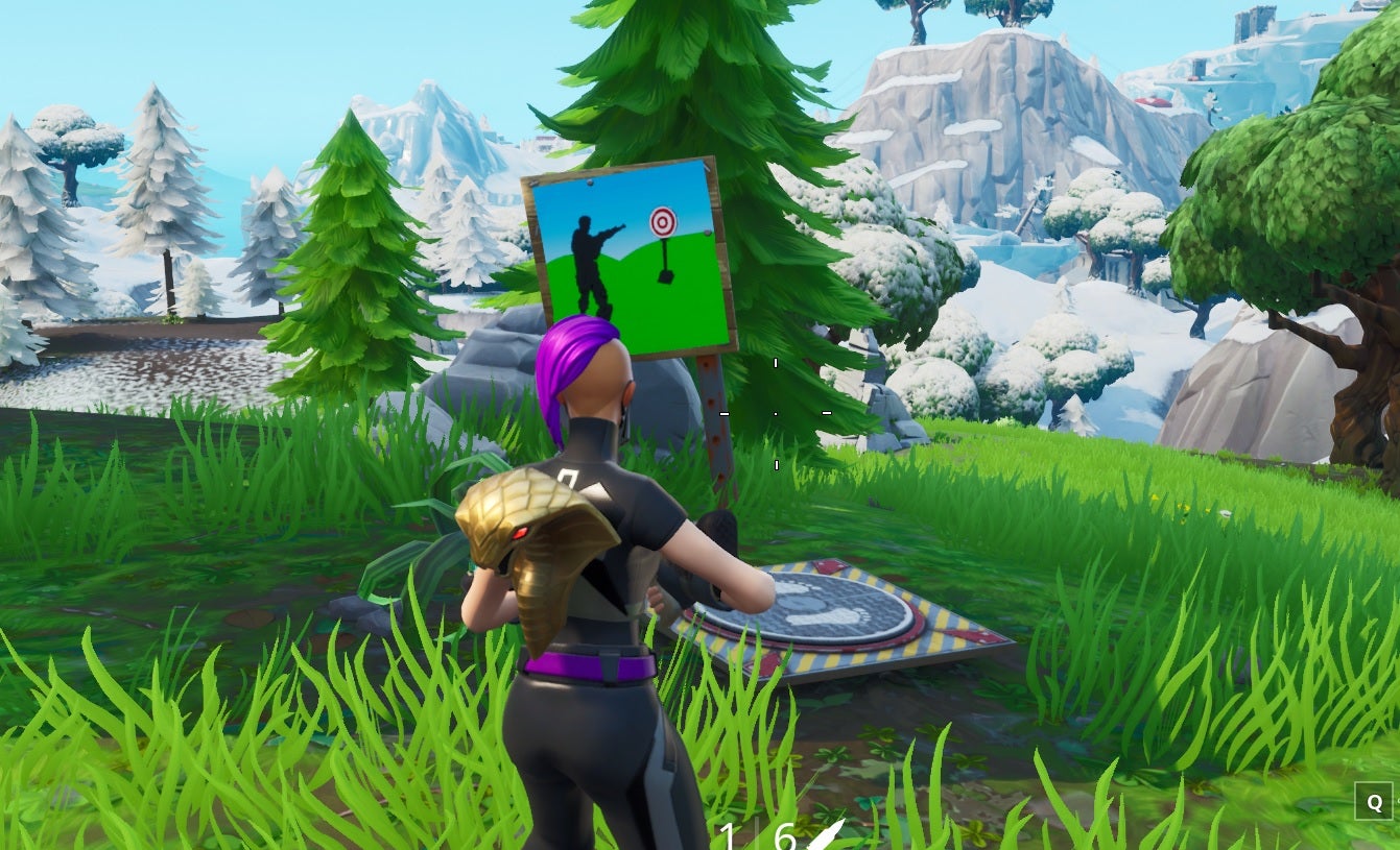 Fortnite: Hit an easy and hard firing range target | VG247