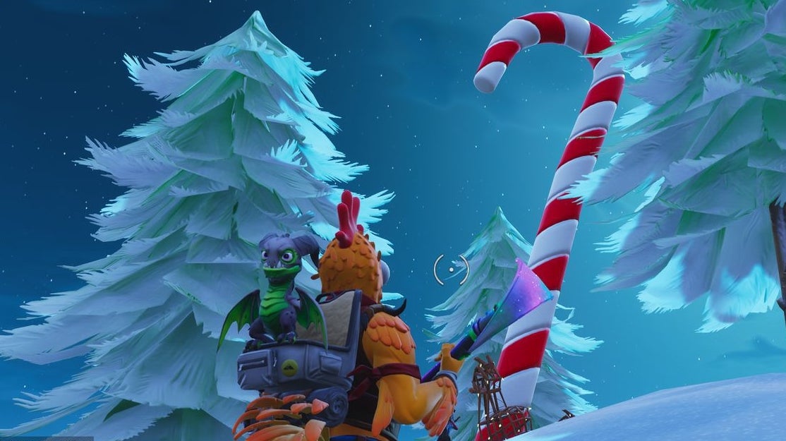 Fortnite Giant Candy Cane locations: Where to find Candy Cane locations ...