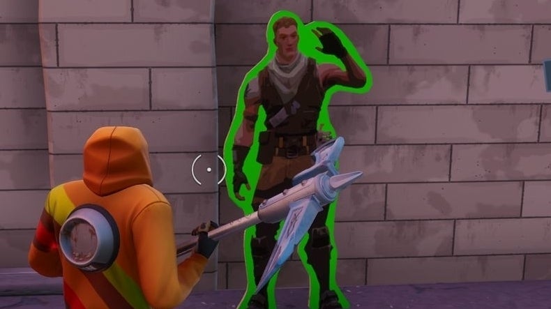 Fortnite Jonesy locations: Jonsey behind a fence, basketball court ...