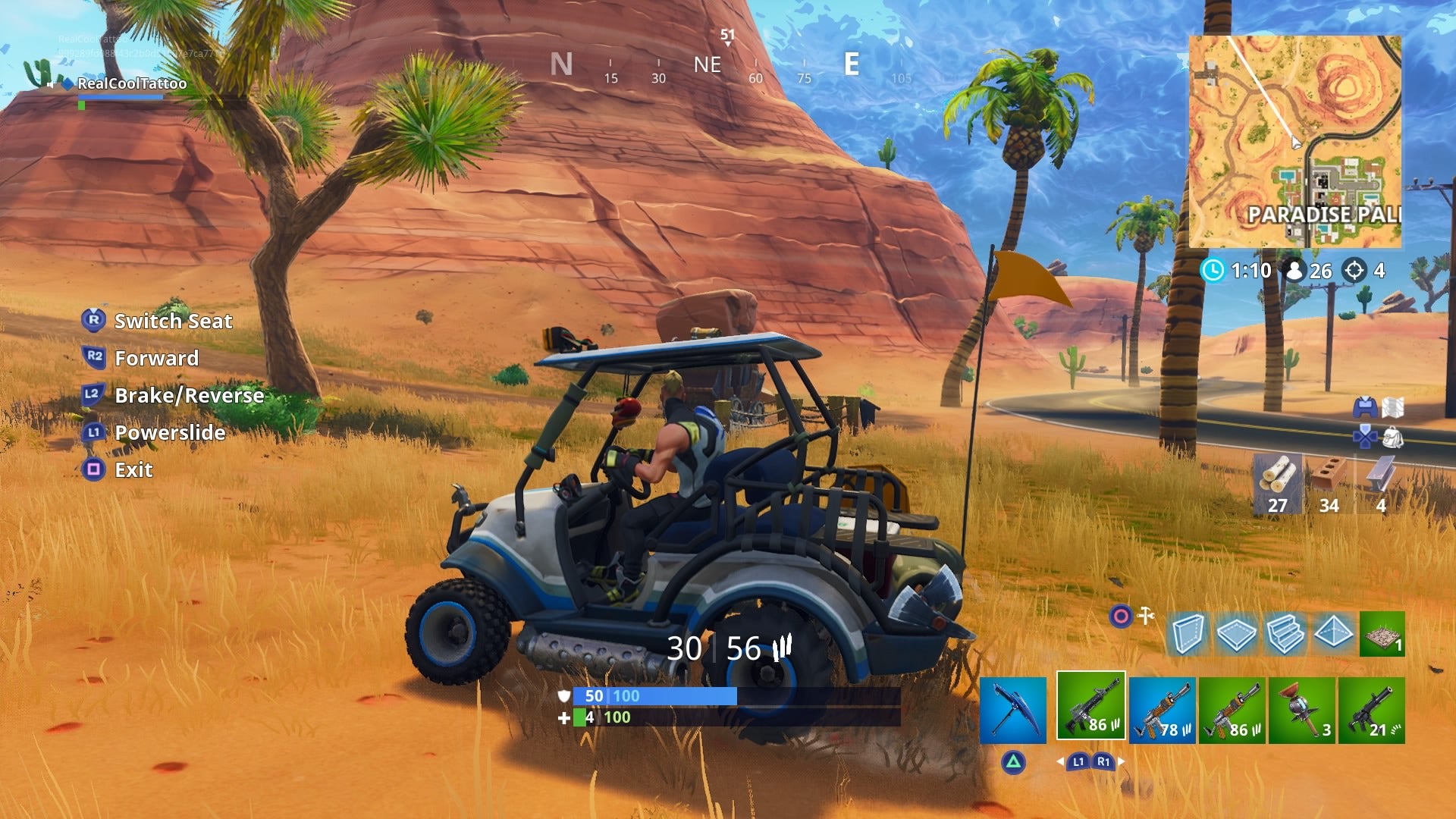 Fortnite: Golf Cart Locations - where to find an ATK All-Terrain Kart ...