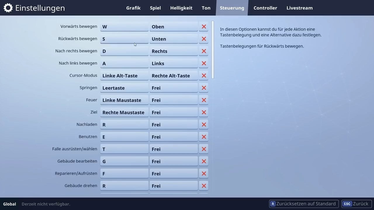 Fortnite Battle Royale Steuerung - Die Tastenbelegung und wie ihr sie ...
