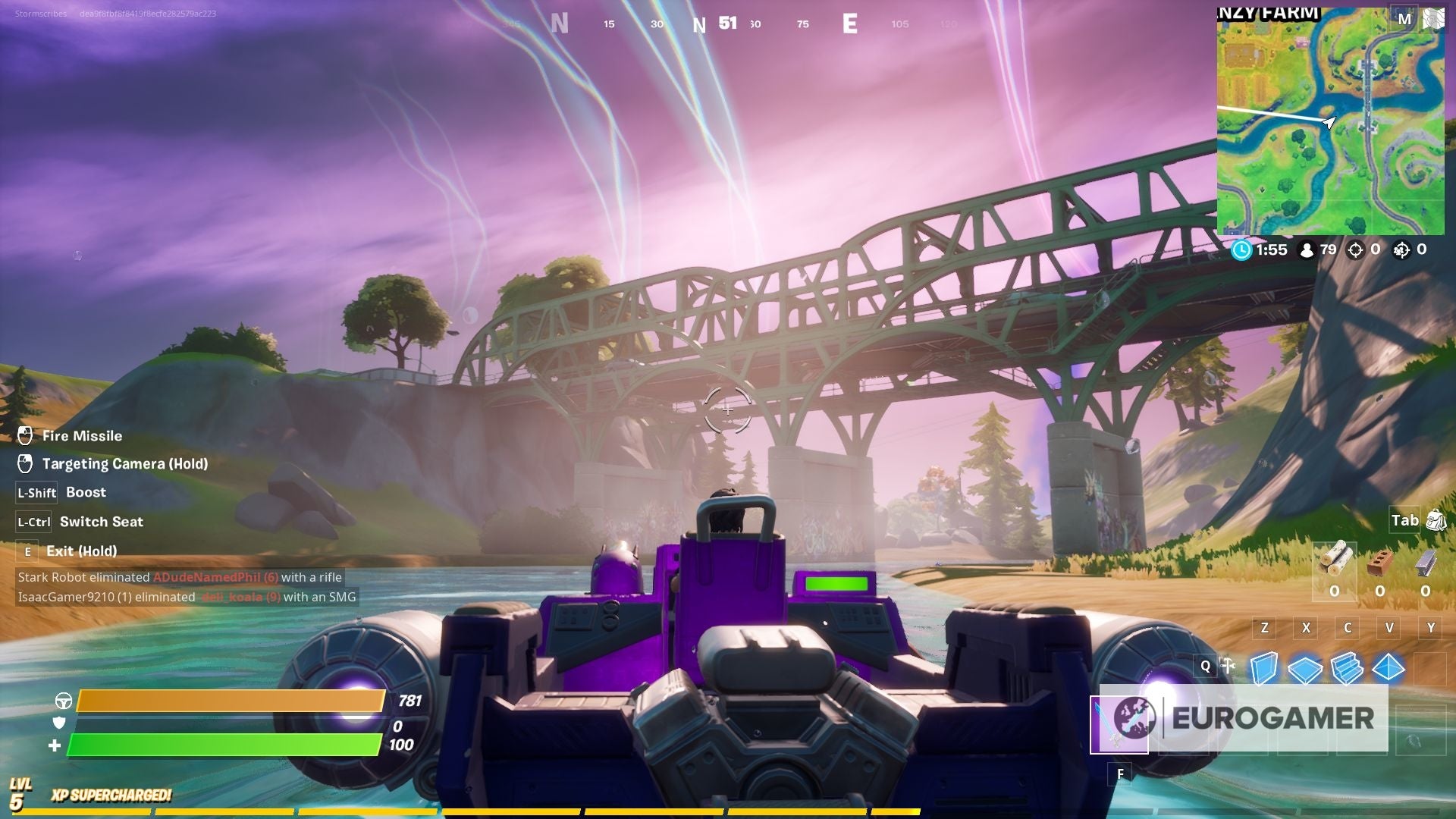 Fortnite - Ride a Motorboat under different coloured bridges explained ...