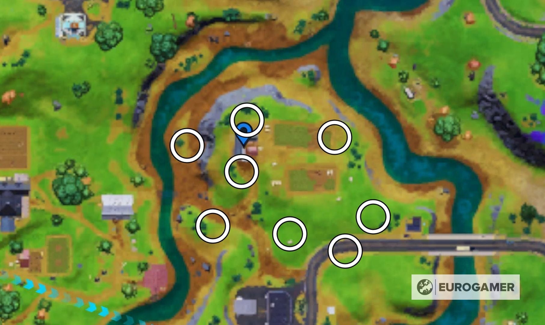 Fortnite - Cow decoy locations: Where to place cow decoys in farms ...