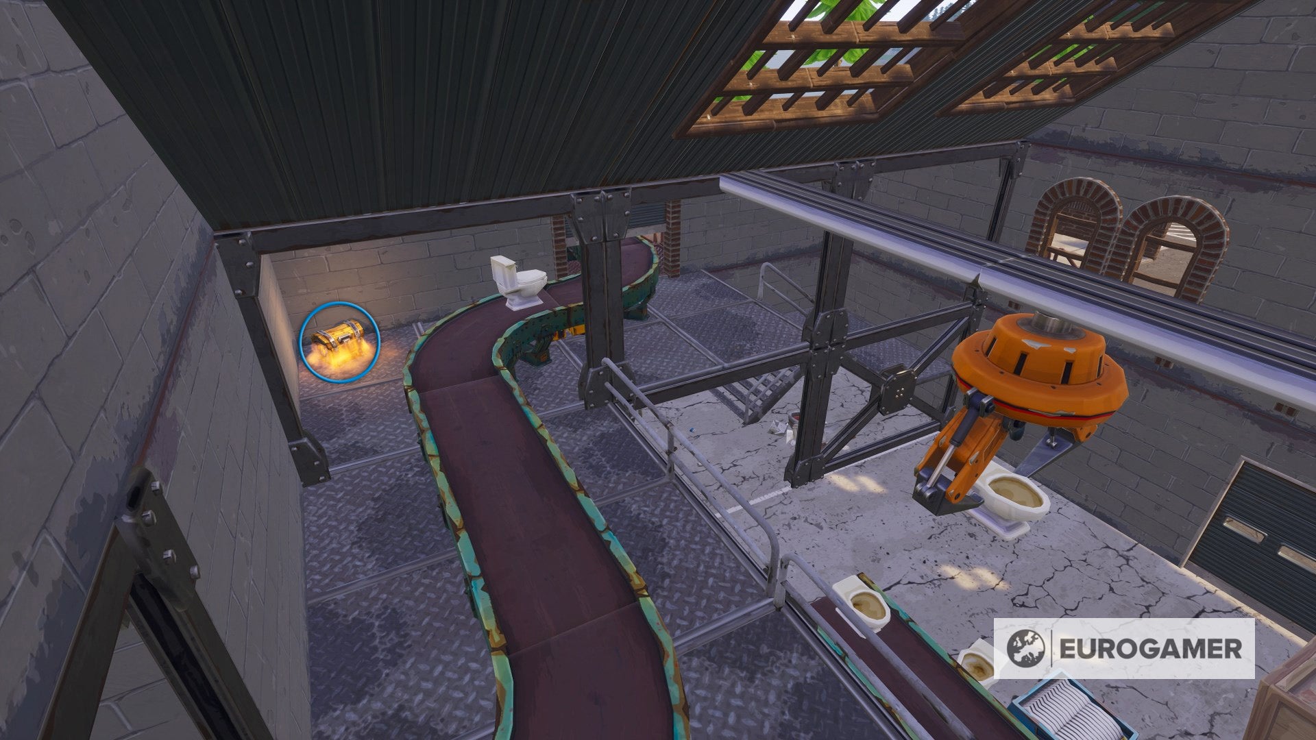 Fortnite: Truhen bei Flush Factory - Karte mit allen Fundorten ...