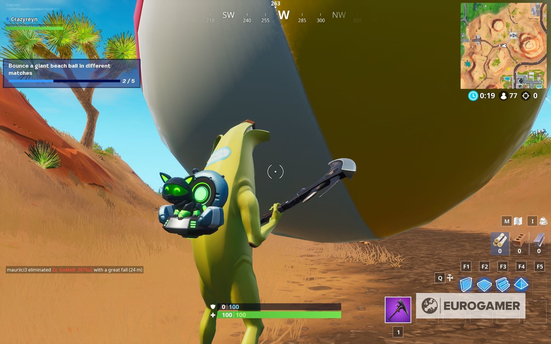 Fortnite - Cómo y donde botar una pelota de playa gigante en partidas ...