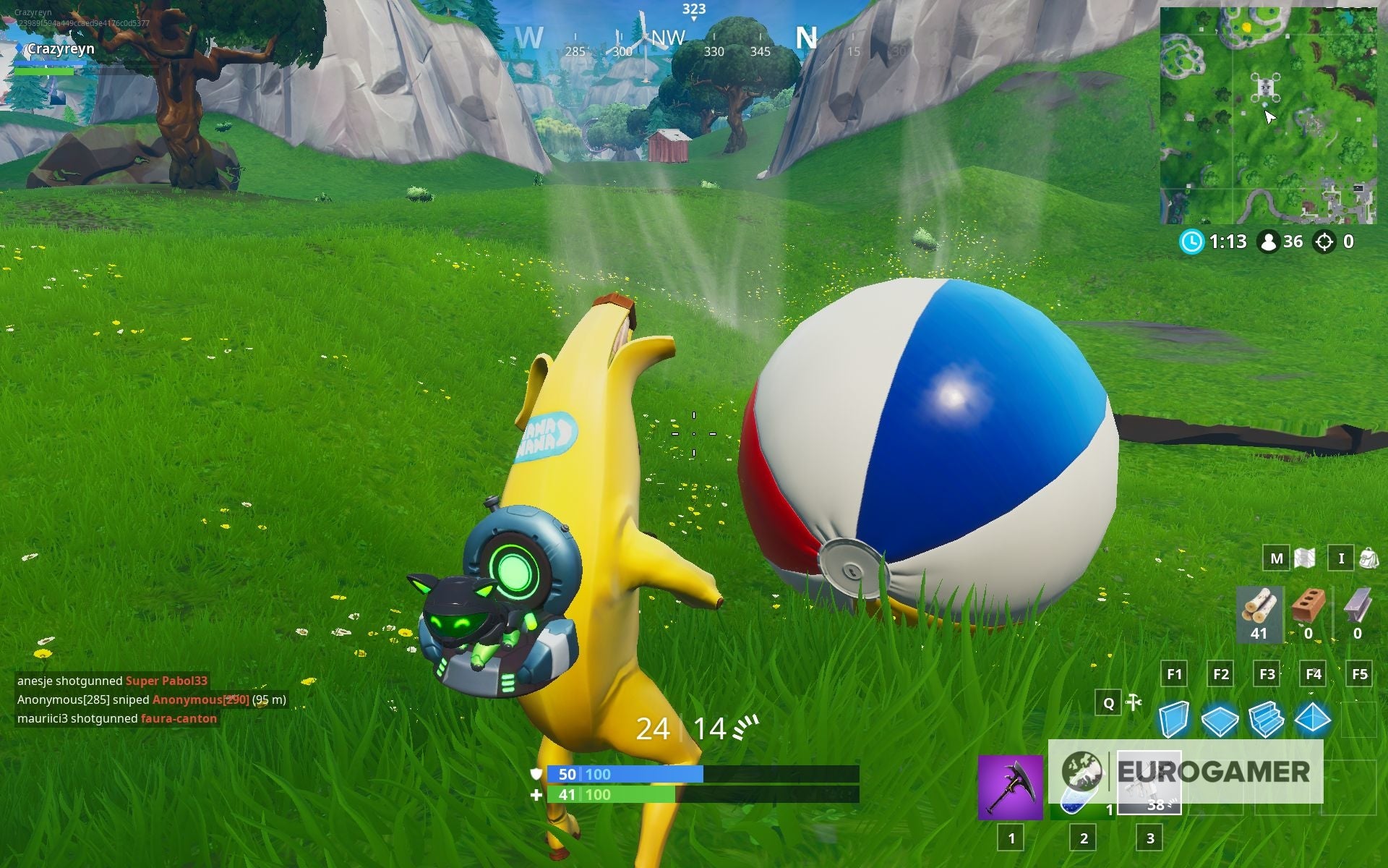 Fortnite - Cómo y donde botar una pelota de playa gigante en partidas ...