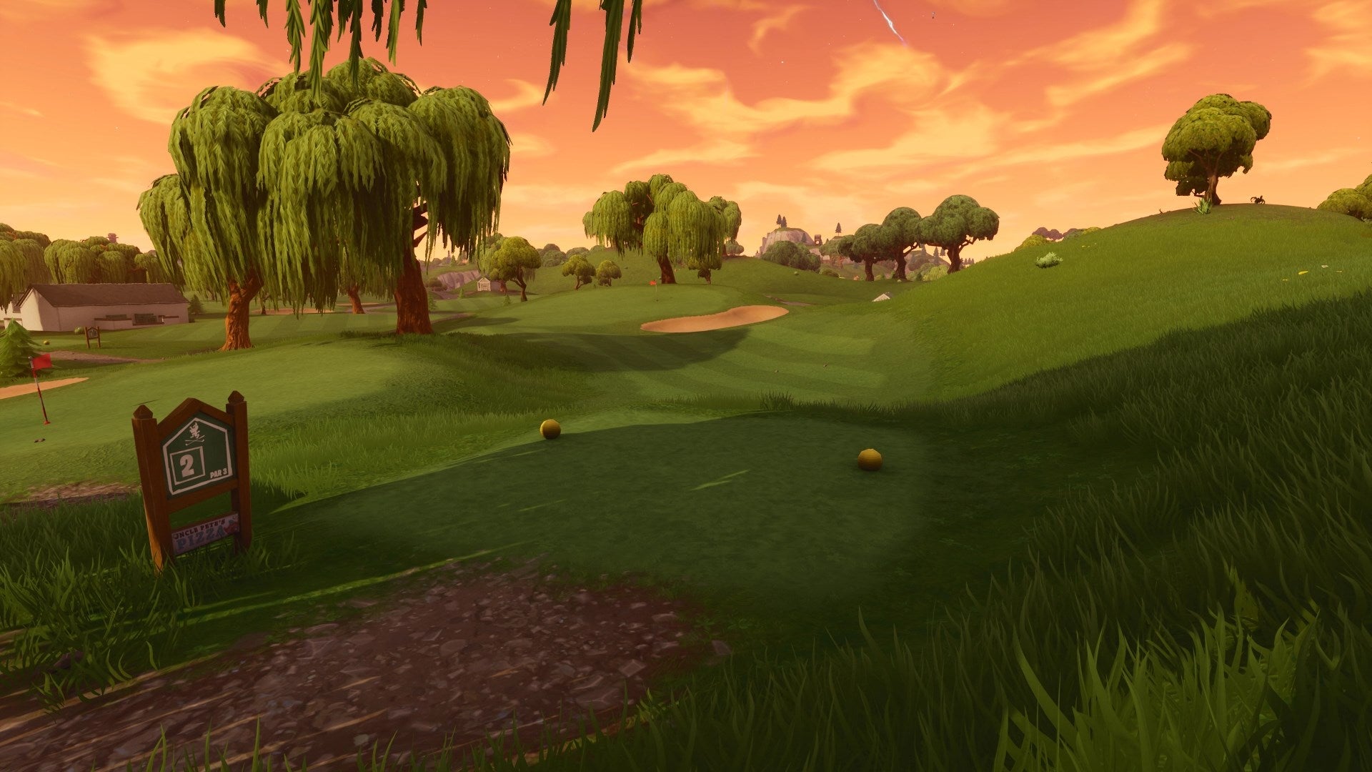 Fortnite Golf: Golfball zum Grün schlagen - Karte mit allen Löchern ...