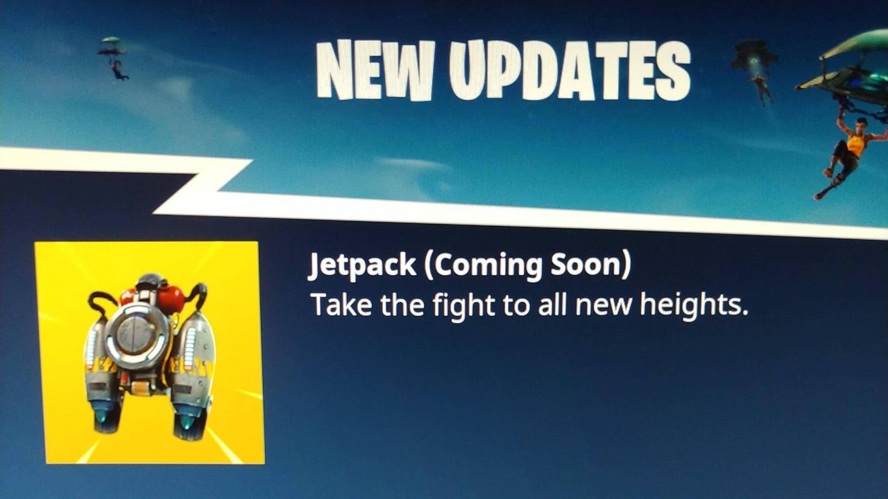 Epic teases jetpacks for Fortnite, launches limited-time Legendary ...