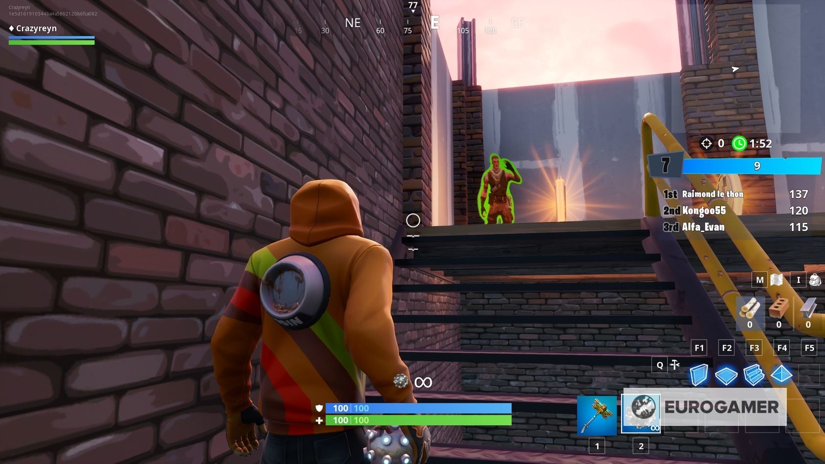 Fortnite Jonesy locations: Jonsey behind a fence, basketball court ...