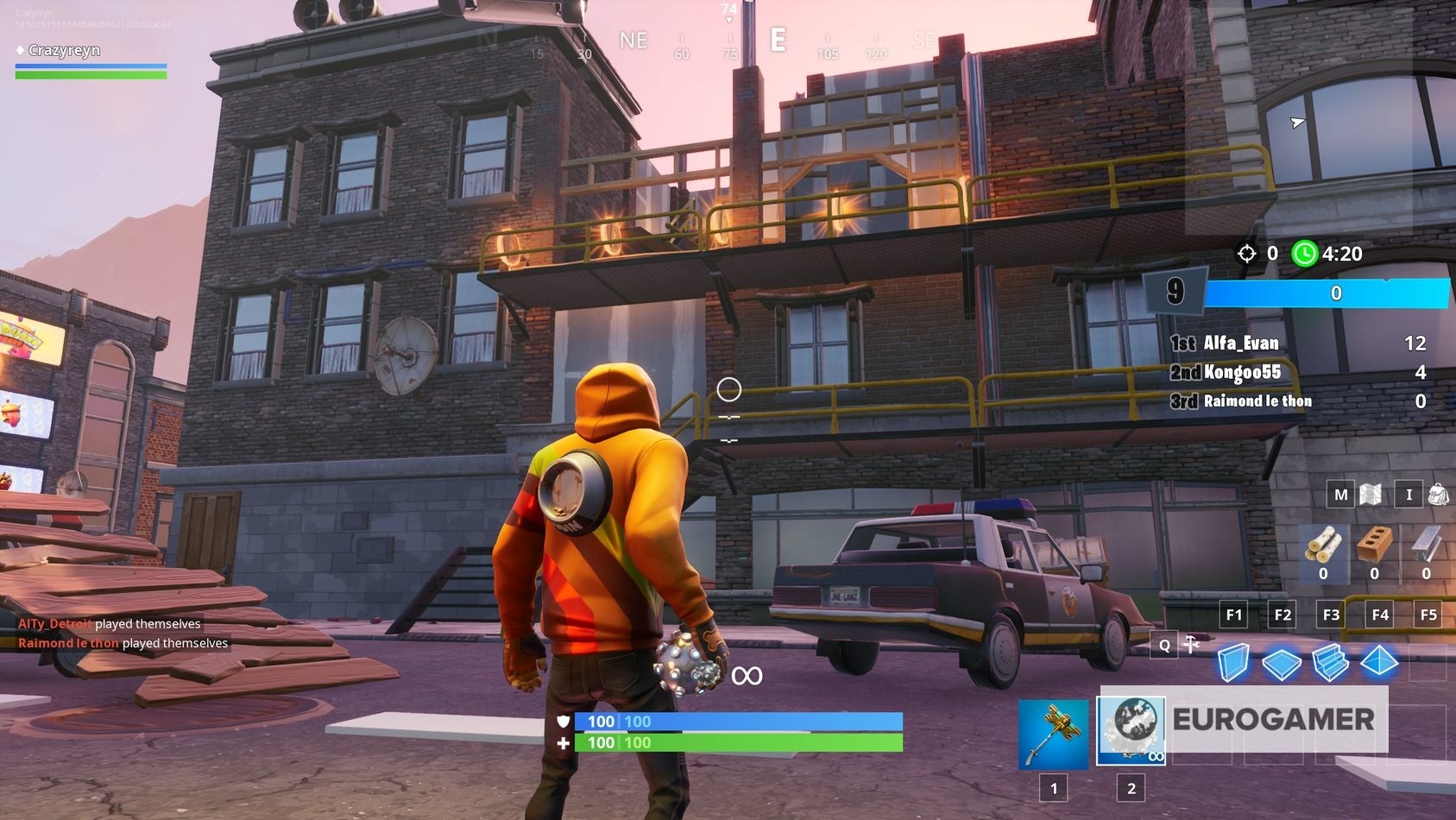 Fortnite Jonesy locations: Jonsey behind a fence, basketball court ...