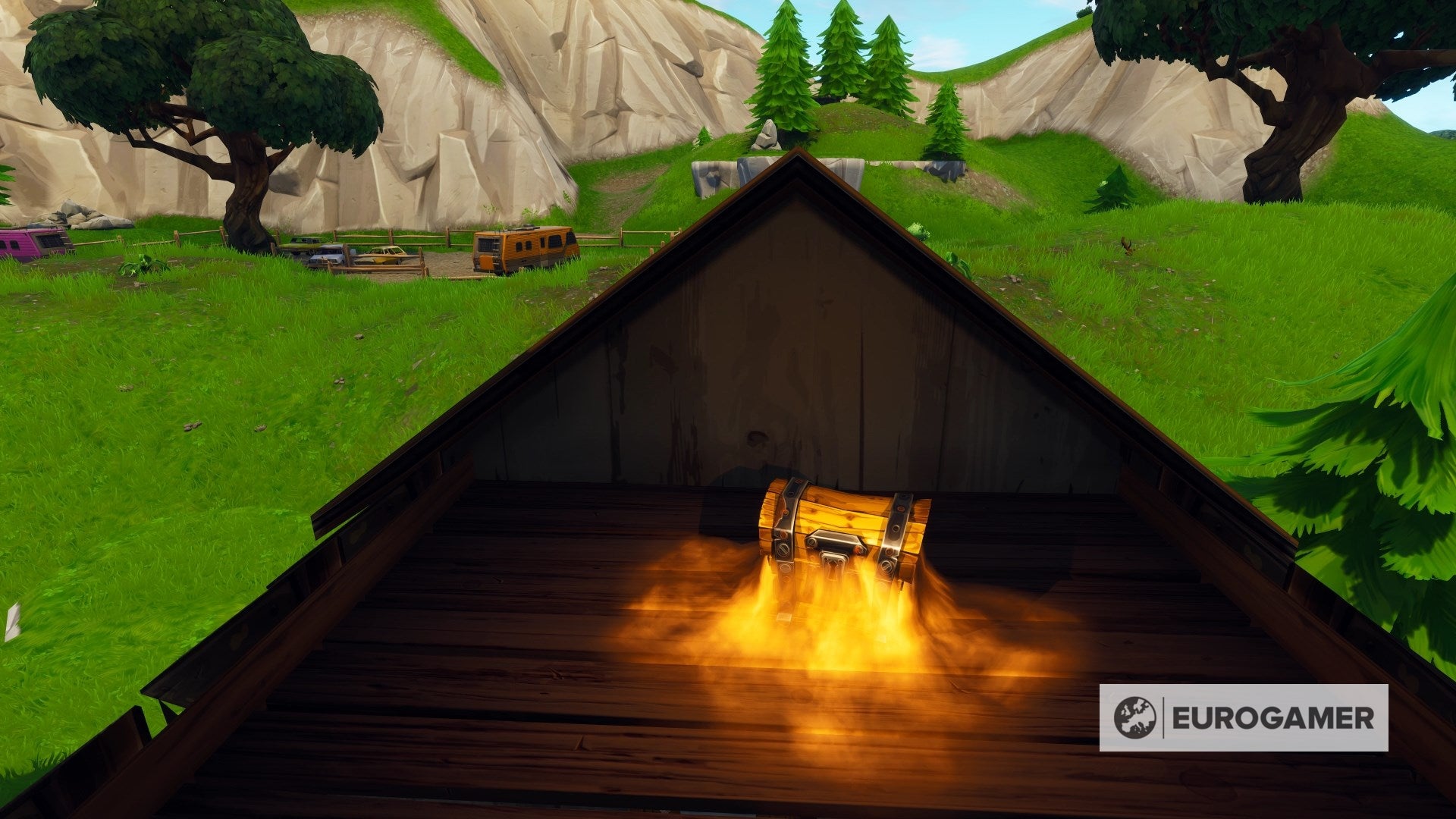 Fortnite: Truhen bei Lonely Lodge - Karte mit allen Fundorten in Woche ...