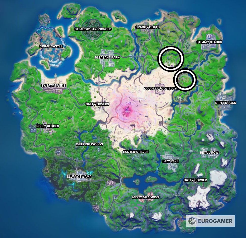 Fortnite - Rose location: Where to find a rose at Steel Farm or The ...